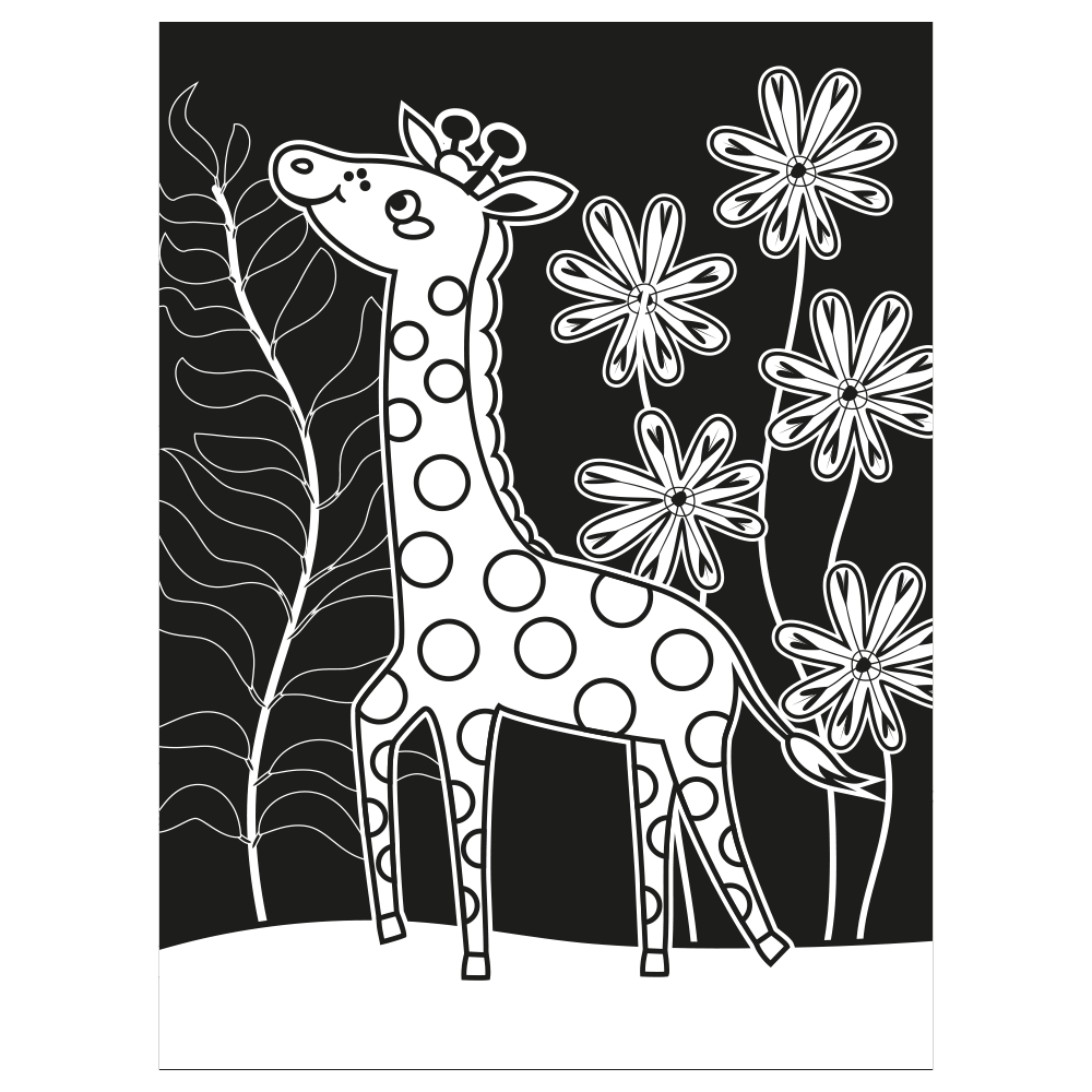 Neon Colouring 8 Jungle - Stardust